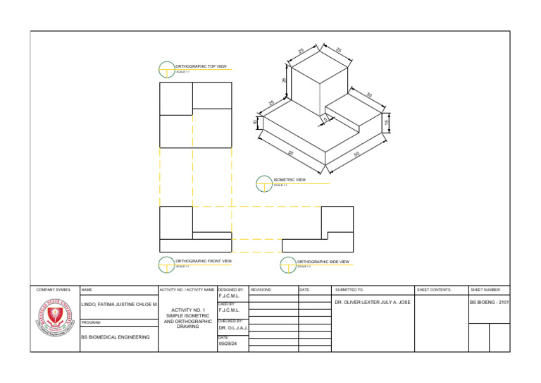 Activity 1 CAD Model | PDF