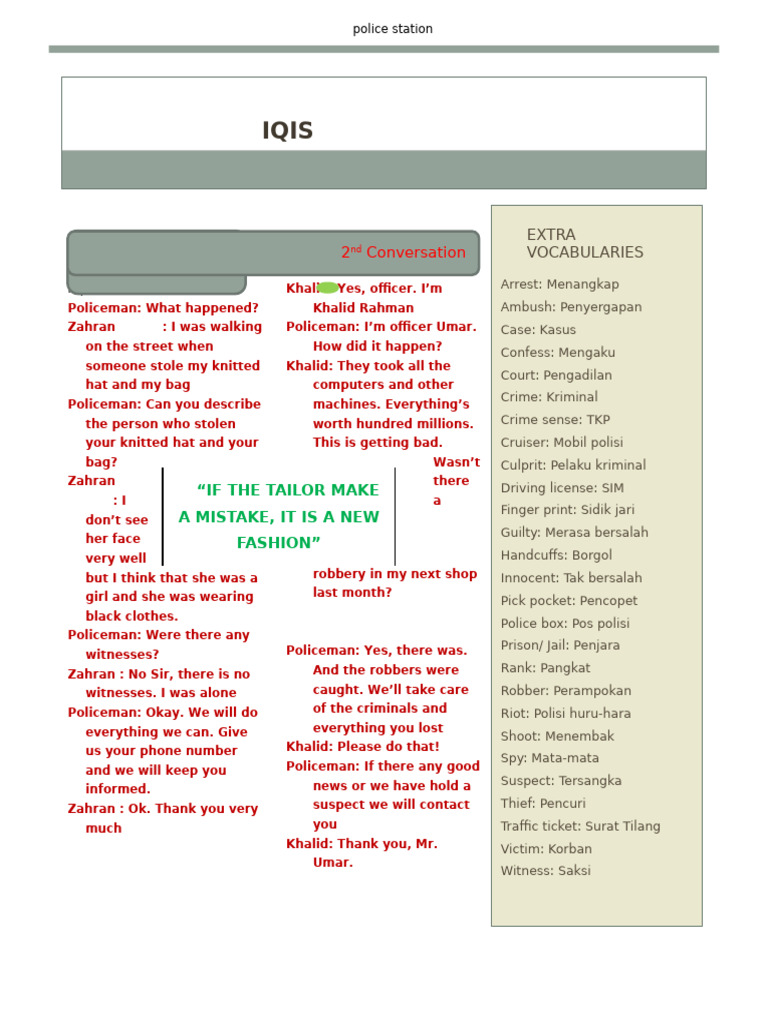 Police station | PDF