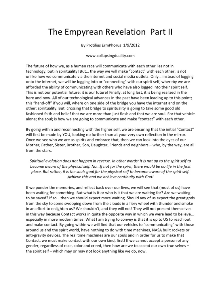 Pi - Empyr Part II | PDF | Soul | Self