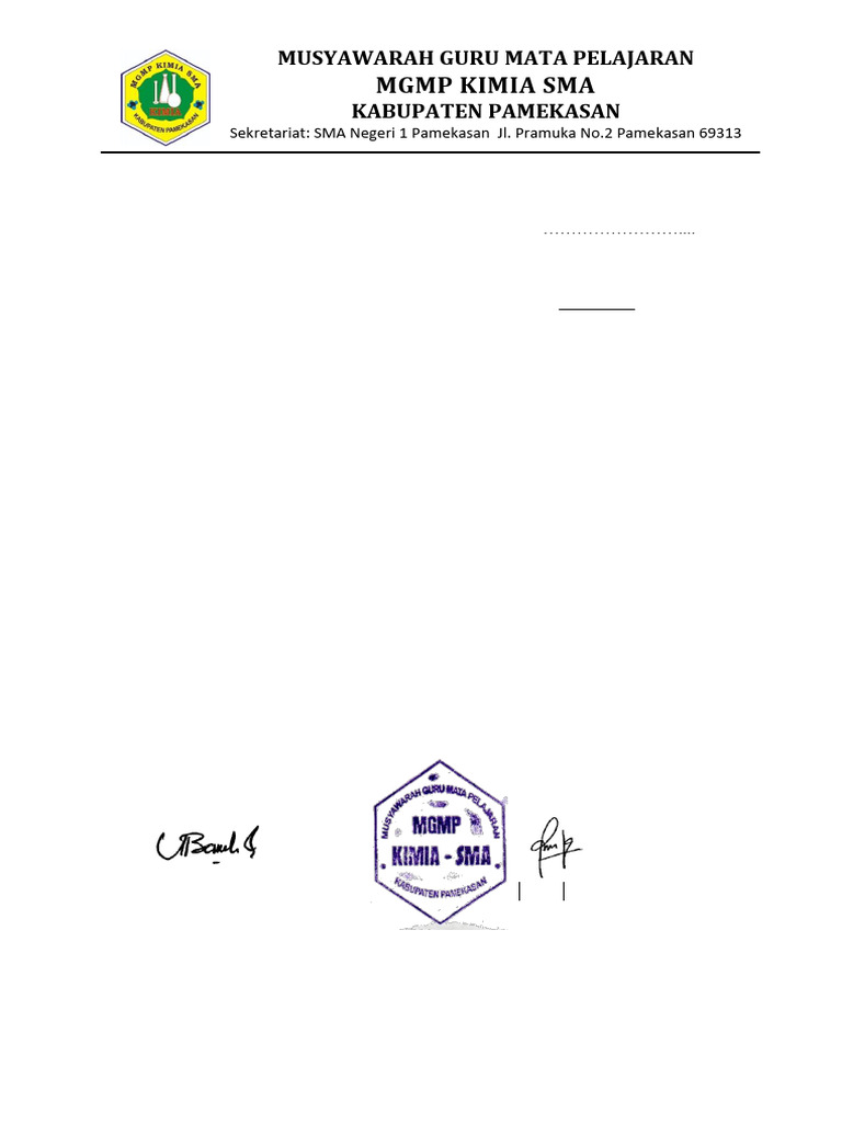 Undangan MGMP Sept 2024 | PDF