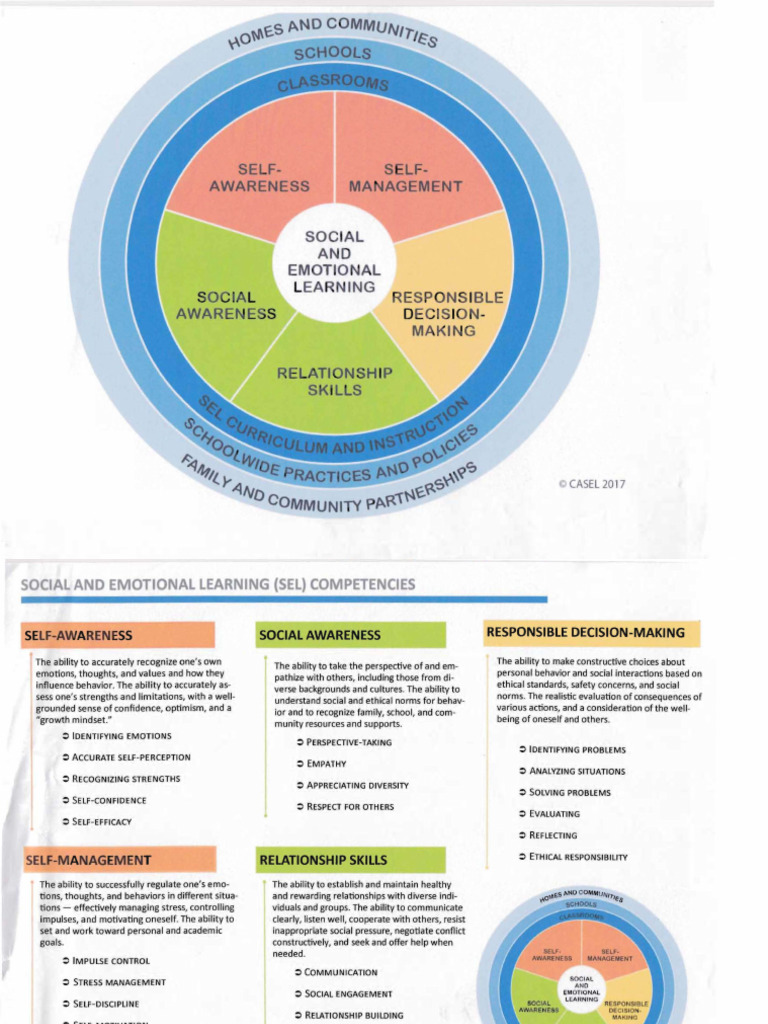 SEL 2017 CompetenciesWheel | PDF | Disciplines | Psychology
