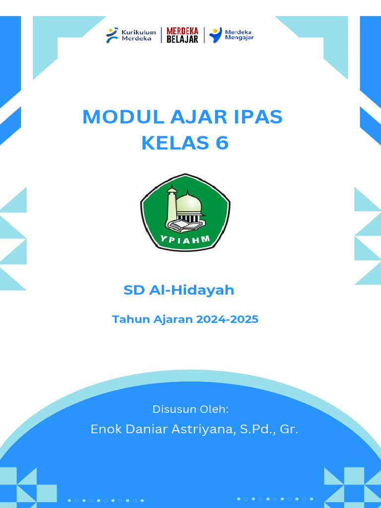 Cover Modul Ajar Ipas Kelas 6 | PDF