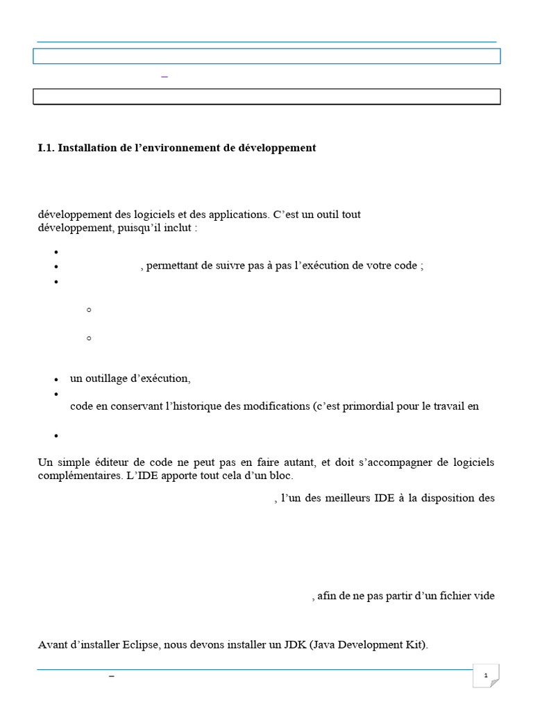 Java Avancé - Partie 1 - Les Fondamentaux Du Langage Java | PDF