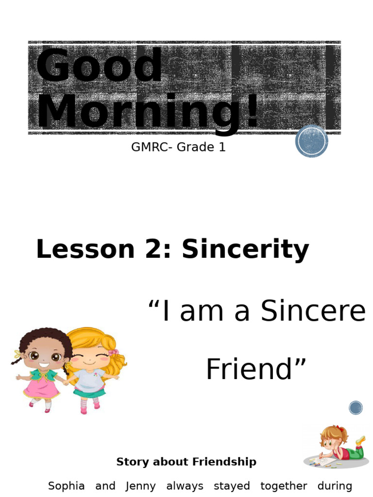 GMRC-Sincerity | PDF