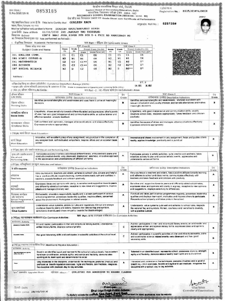 10 Marksheet Compressed-compressed | PDF