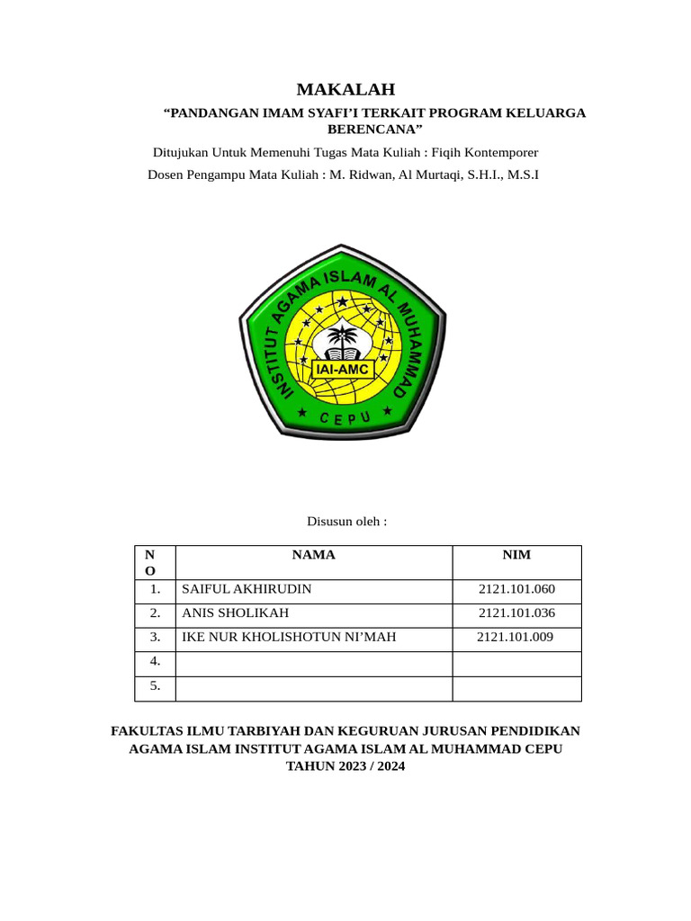 Program KB 1 | PDF