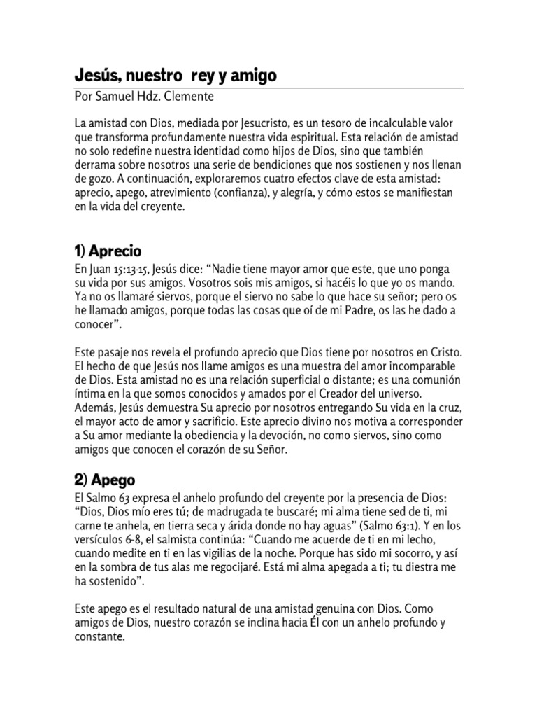 Mi Rey y Mi Amigo | PDF