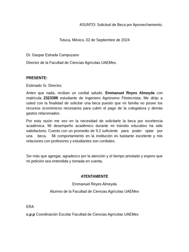 Ejemplo Oficio | PDF