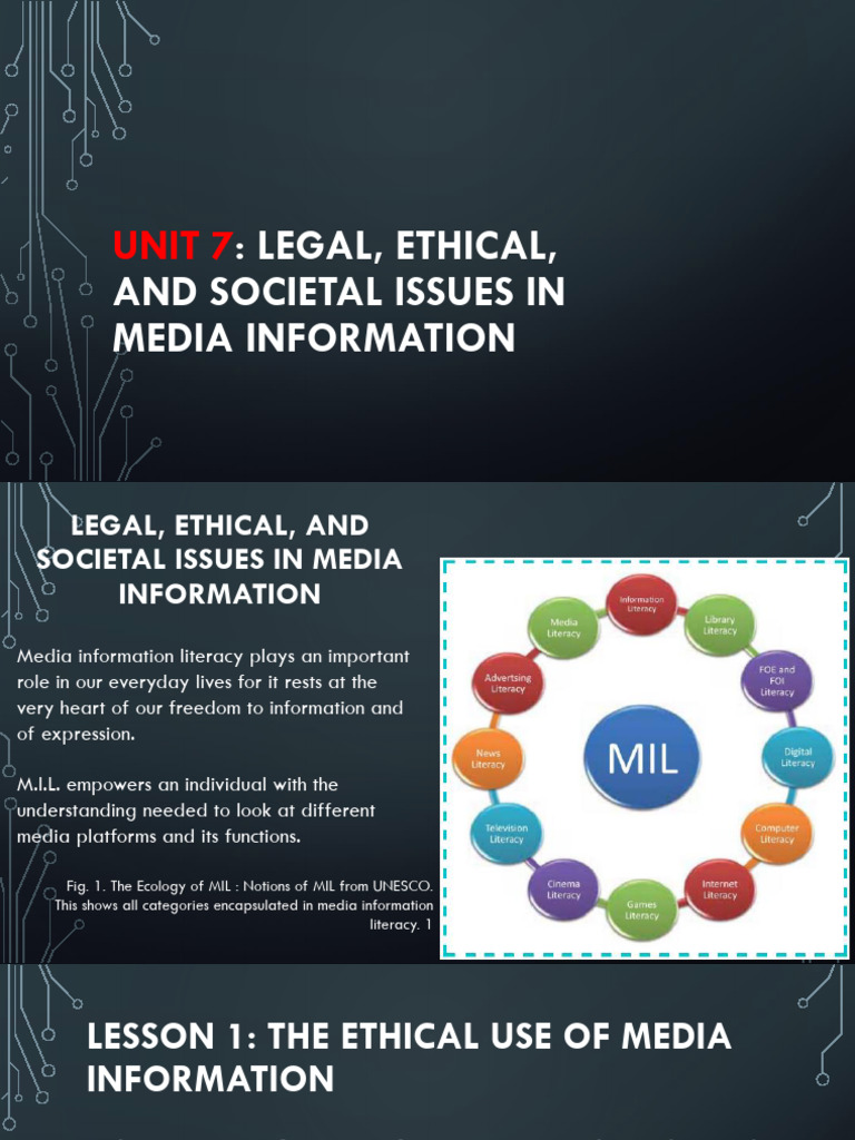 Unit 7 Media and Information Literacy | PDF