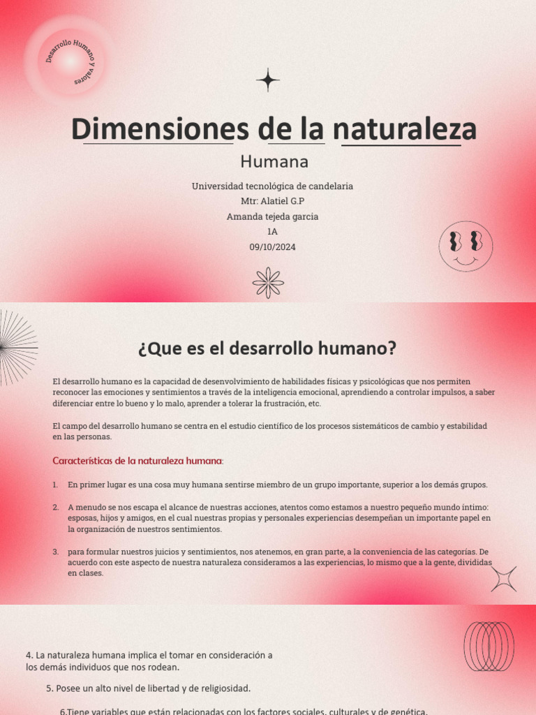Dimensiones Dde La Naturaleza Humana | PDF