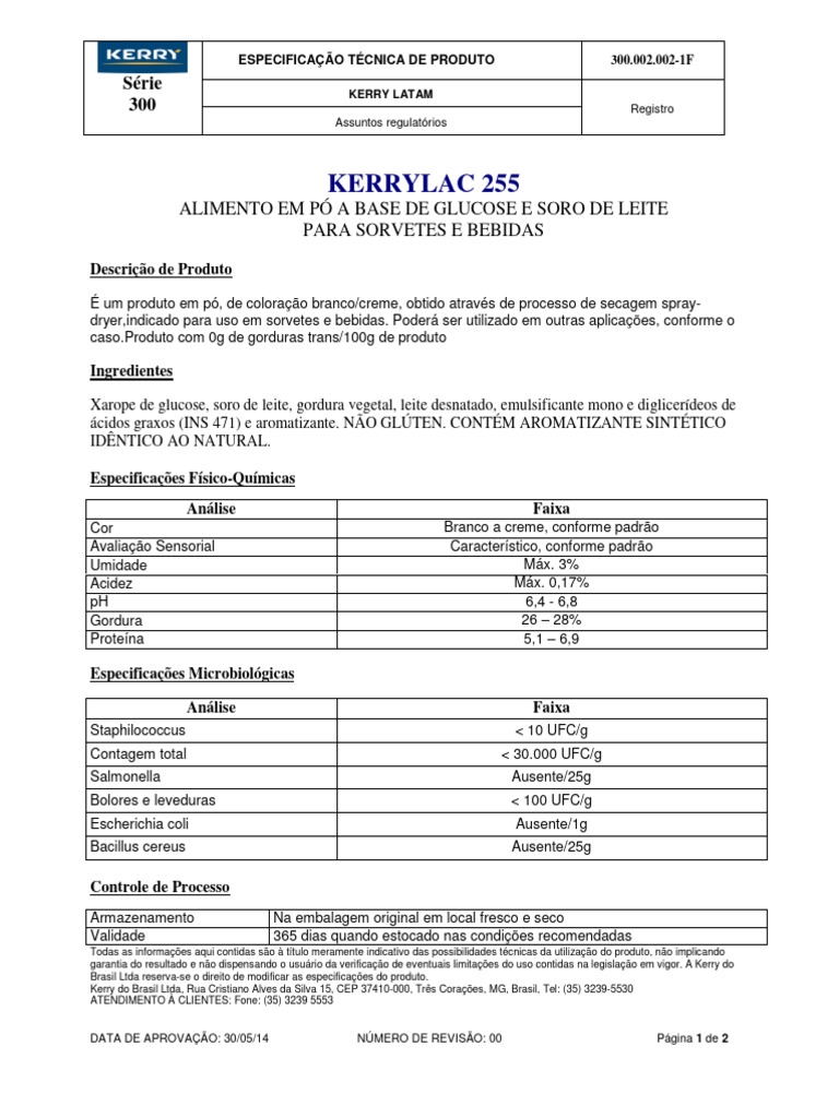 I2301 - Kerrylac 255 - 120615 | PDF