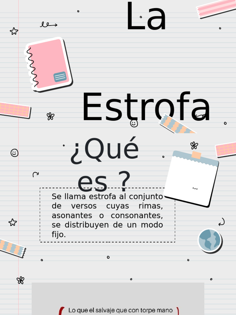 La Estrofa | PDF