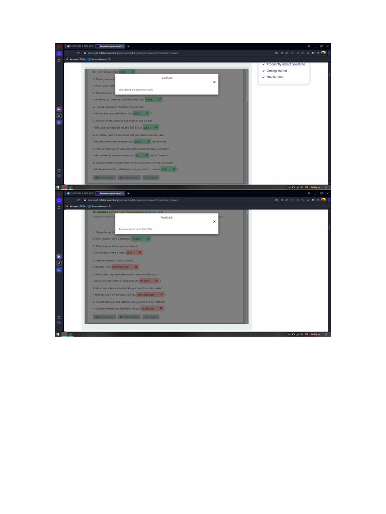Martínez - Alex - Possesive Pronouns Worksheet | PDF