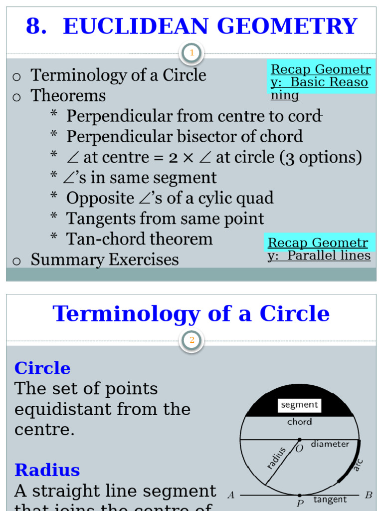 08. Gr. 11 - Euclidean Geometry CAPS | PDF