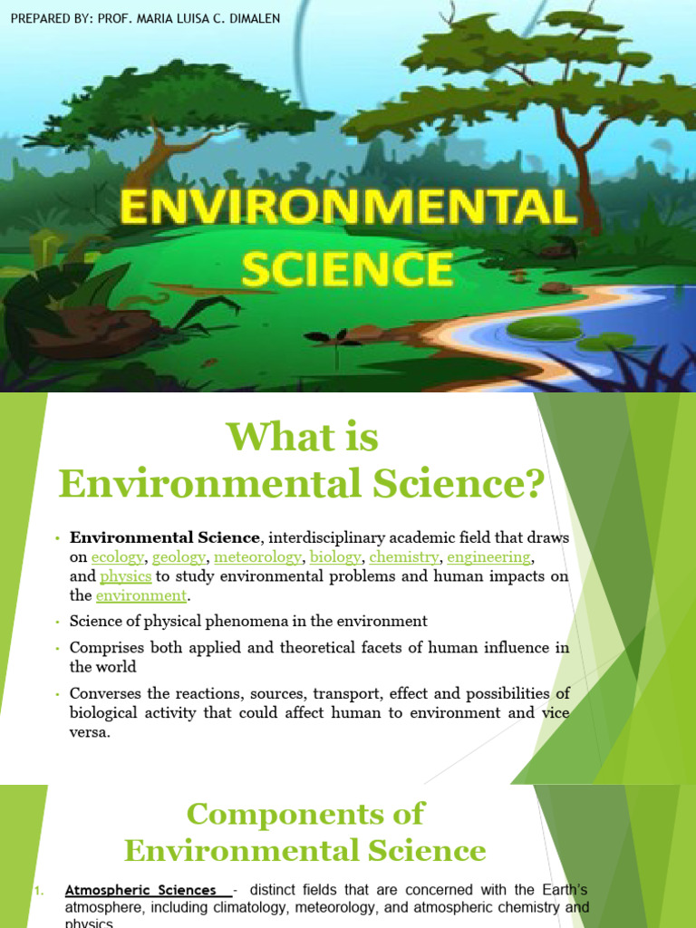 Lesson 1 - Environmental Science | PDF