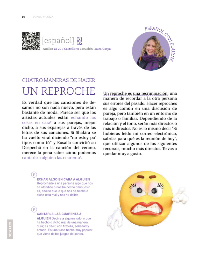 CUATRO MANERAS DE HACER UN REPROCHE | PDF