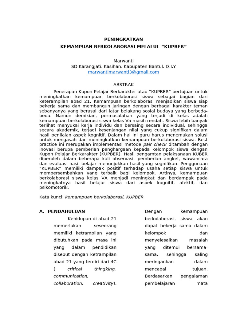 Marwanti BTL | PDF | Career & Growth