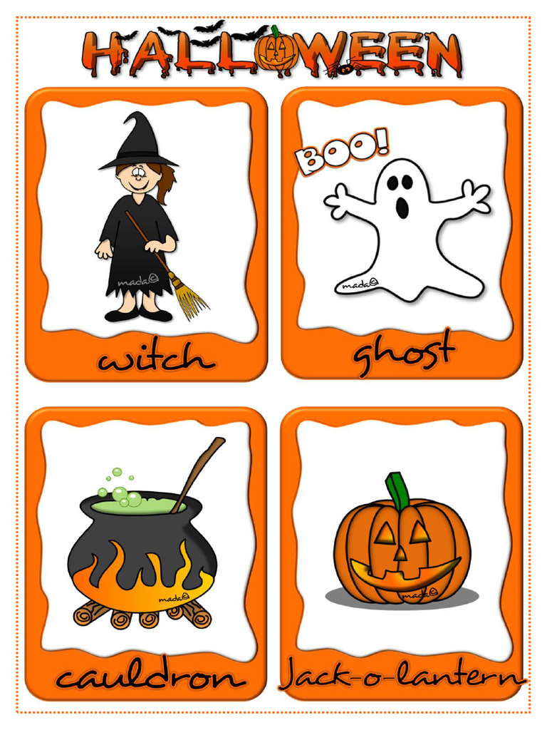 Halloween Flashcards | PDF