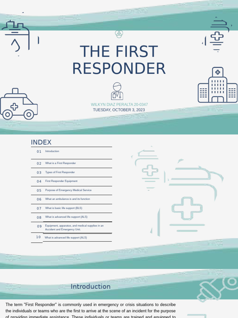 The First Responder | PDF
