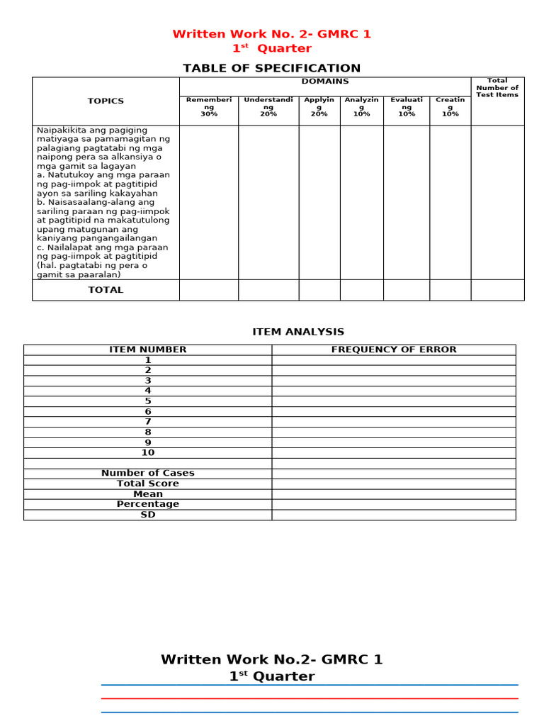 GMRC Q1 WW2 wk3 | PDF