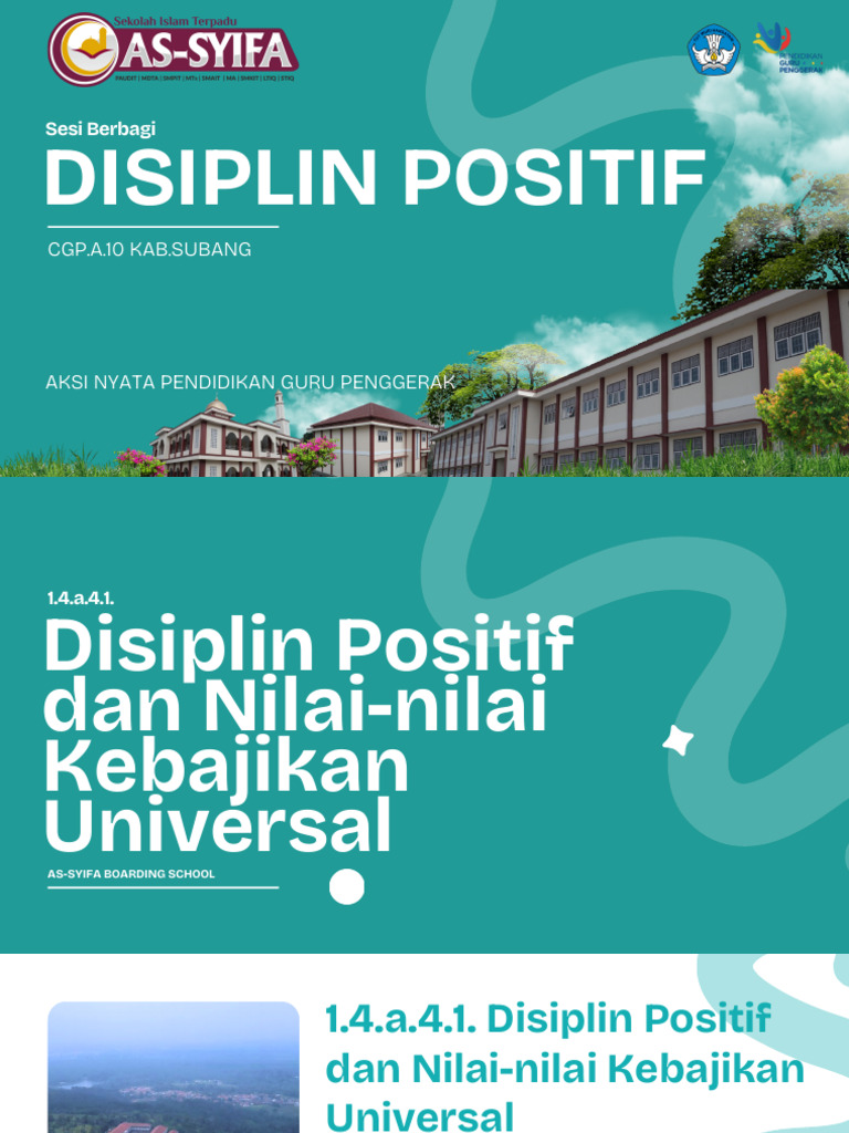 Slide Presentasi Implementasi Disiplin Positif | PDF