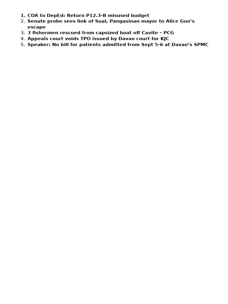 Headline Writing 2024 - 1 | PDF