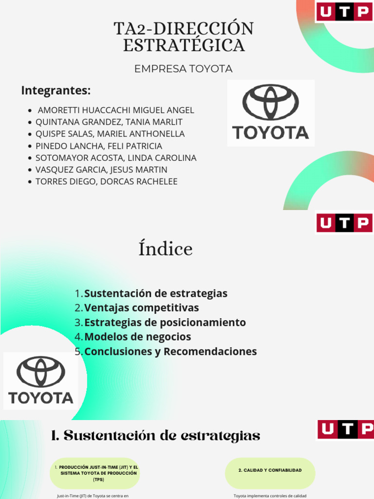 Ta2 PPT Toyota | PDF