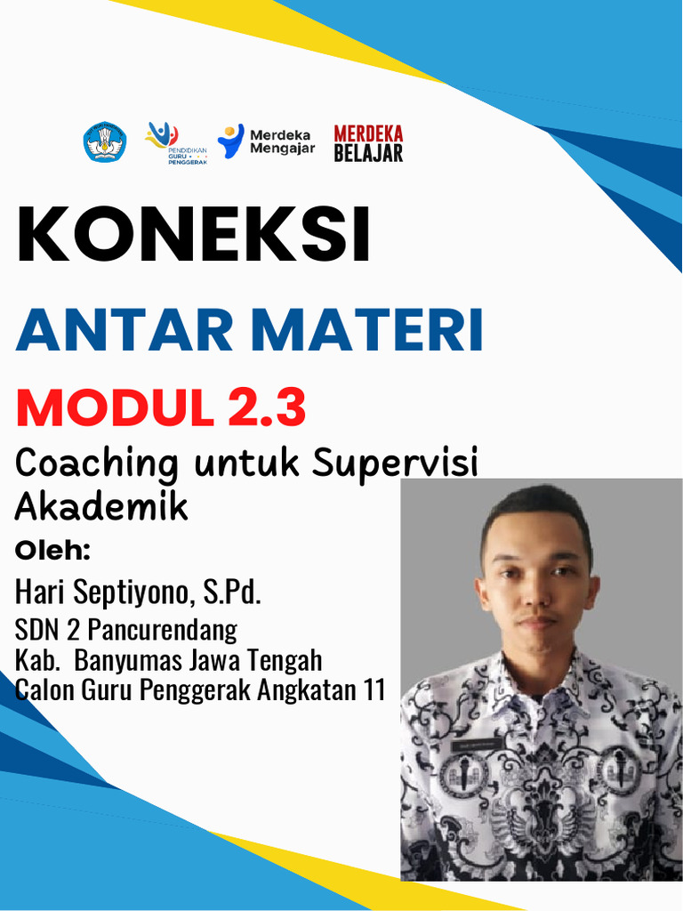Koneksi Antar Materi Modul 2.3 | PDF