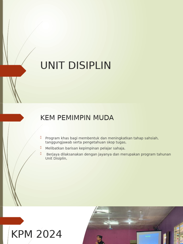 UNIT DISIPLIN Meeting September | PDF