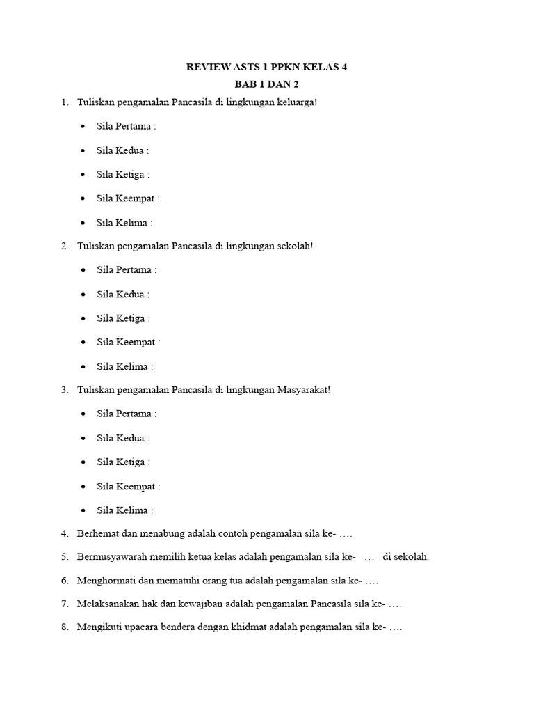 Review Asts PPKN | PDF