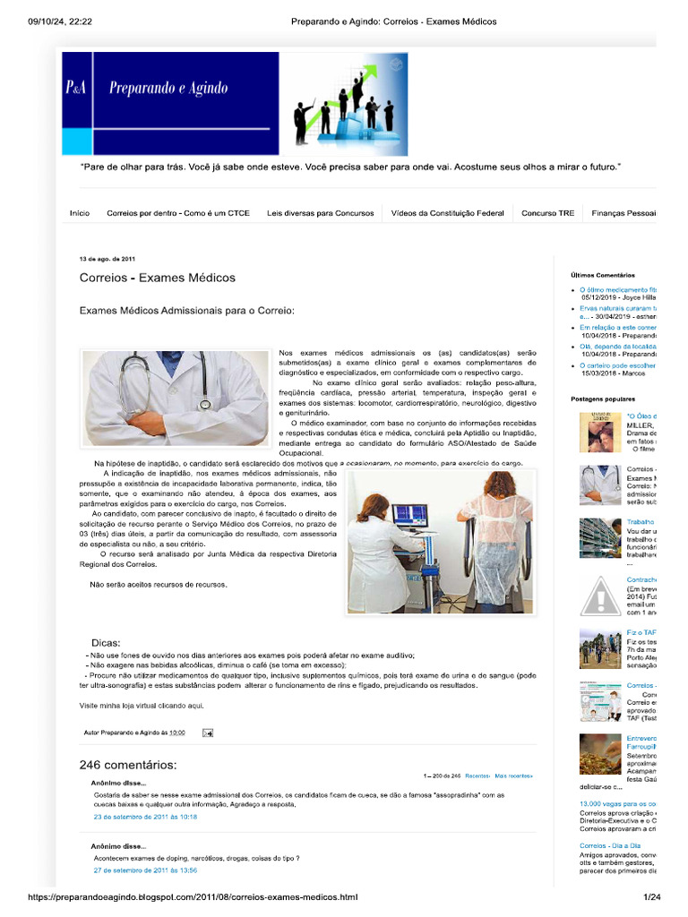 Correios Exames | PDF