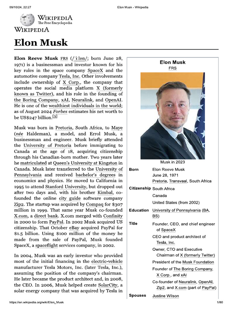Elon Musk | PDF