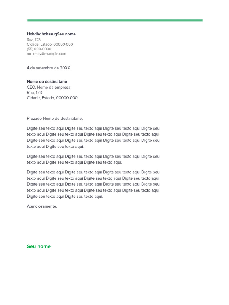 Carta 1 | PDF