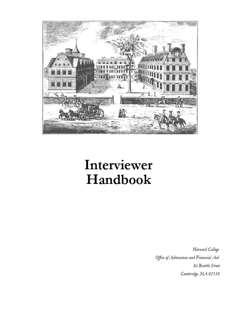 Interviewer Handbook | PDF