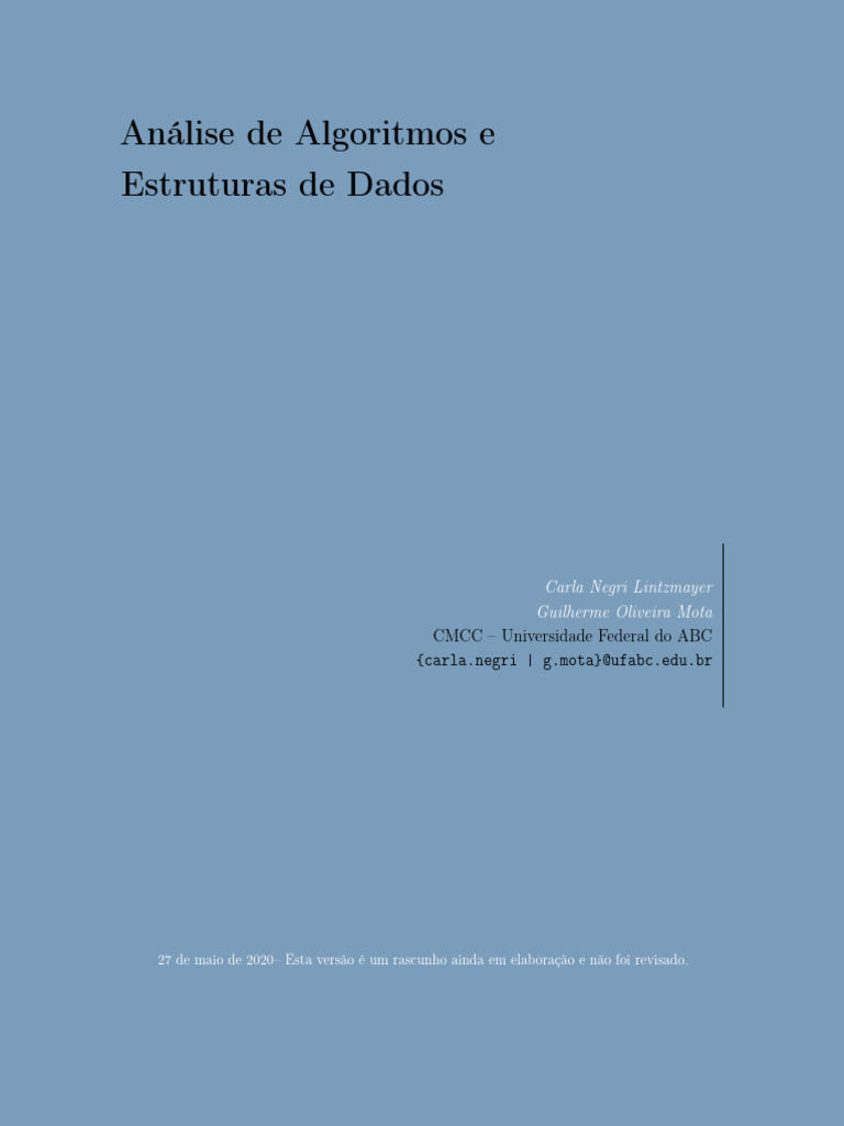 Livro Analise - De.algoritmos | PDF