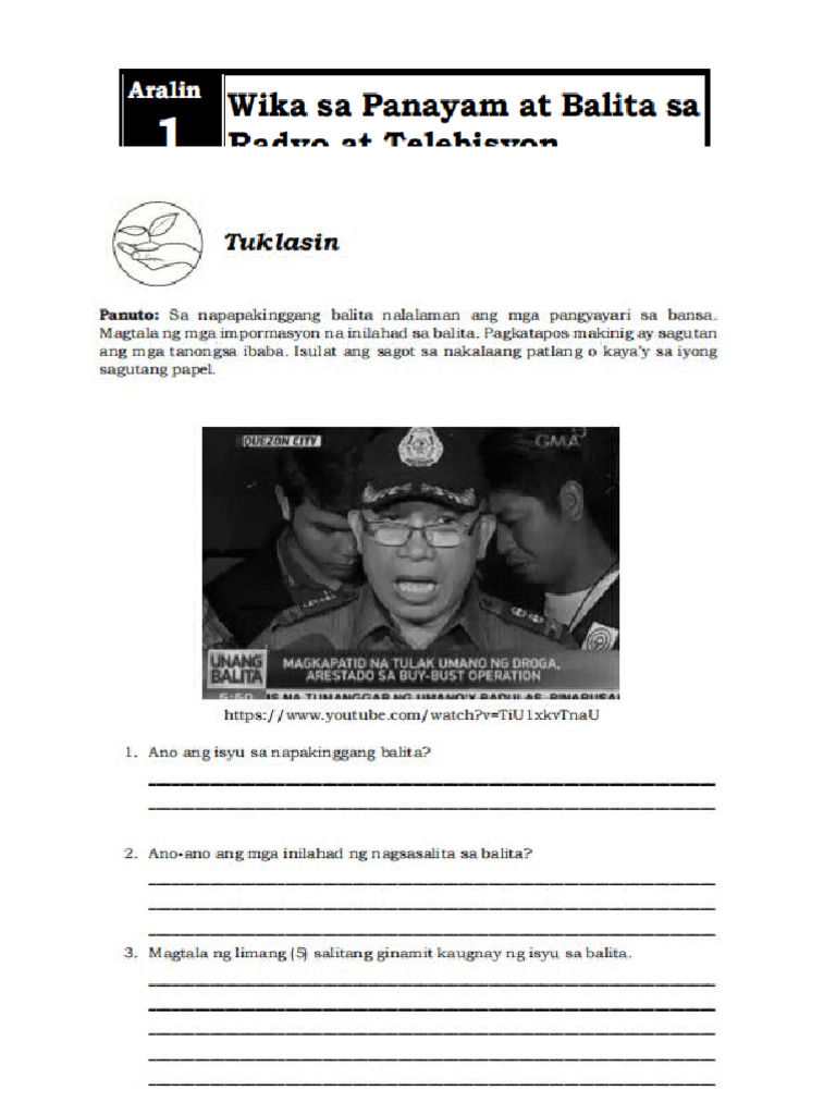 Module-1-Komunikasyon-Week-1-2 (1) | PDF