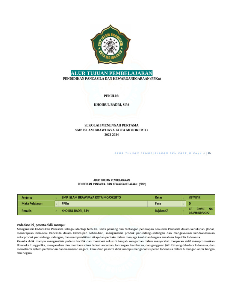 Atp - PKN - 2023-2024 - New | PDF