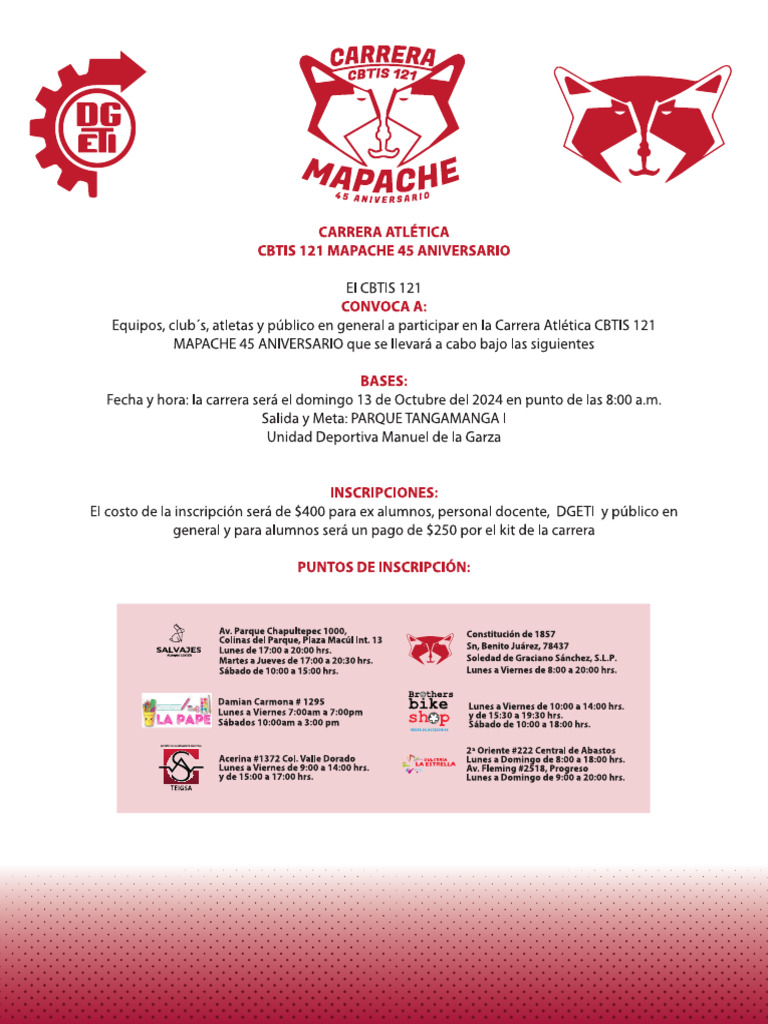 Convocatoria Cbtis | PDF