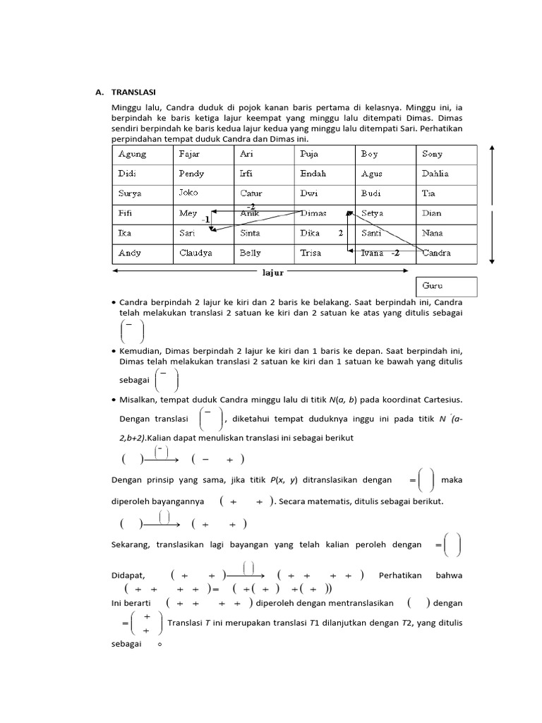 Transformasi Geo 11 | PDF