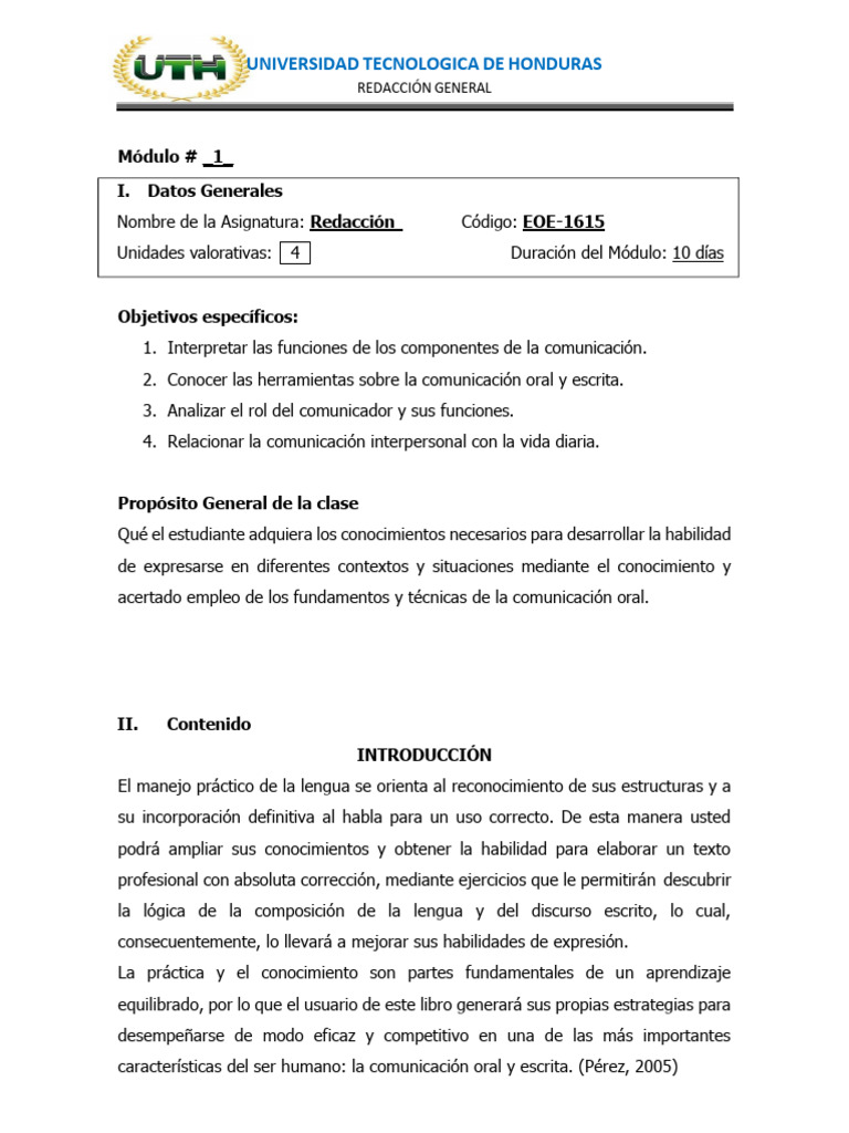 Módulo Primer Parcial 2024 | PDF