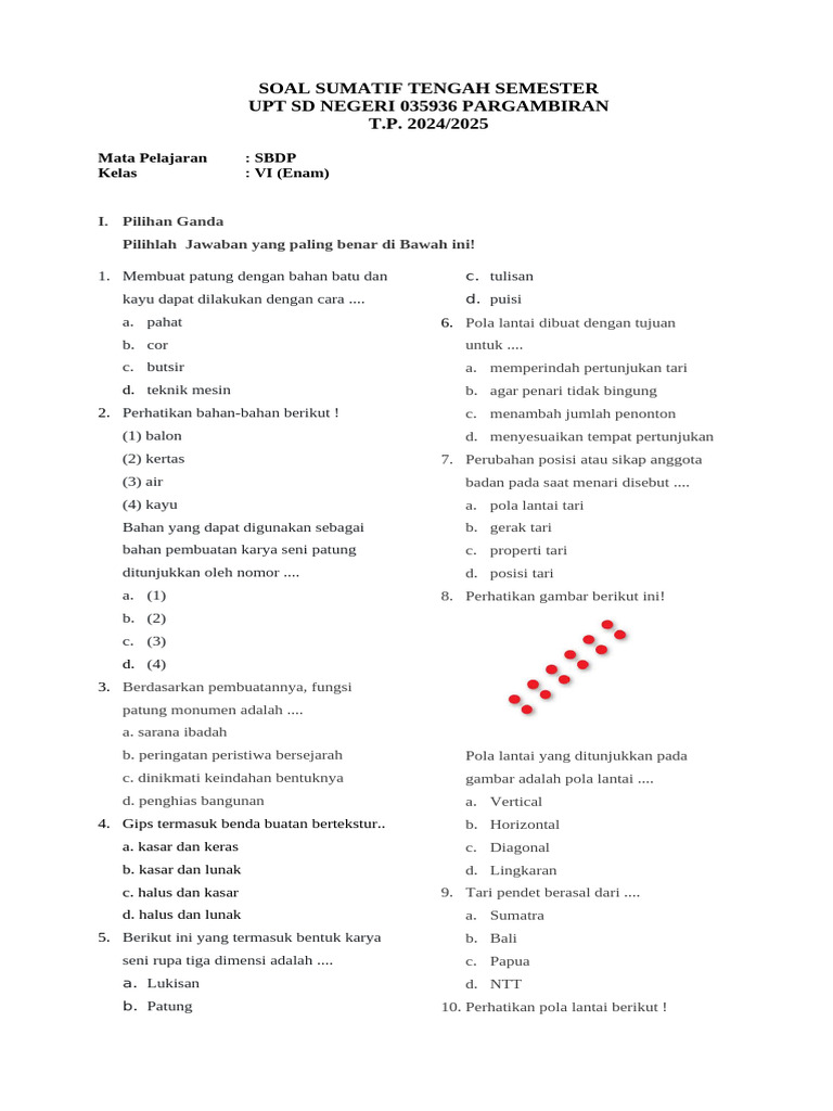 STS Sem 1 2024 SBDP | PDF