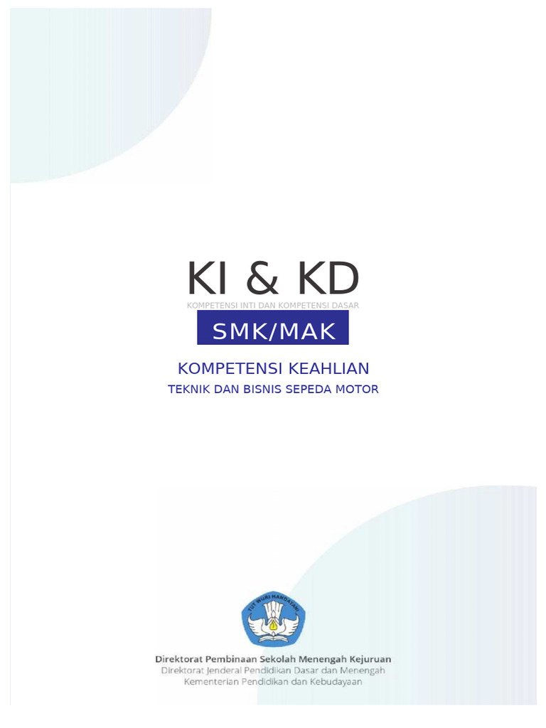 Ki & KD Kurikulum 13 Teknik Bisnis Sepeda Motor (C3) | PDF