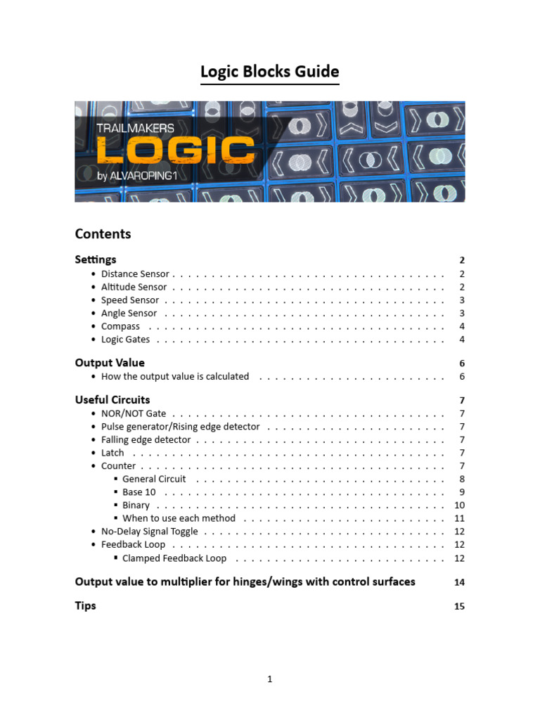 Logic Blocks Guide | PDF