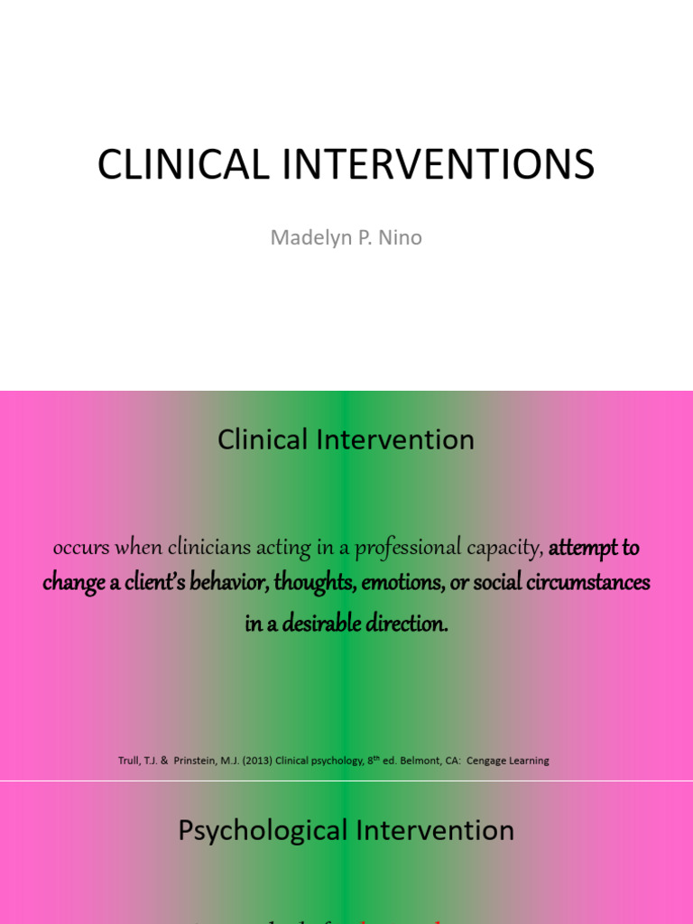 Clinical Interview Psychology | PDF | Psychotherapy | Psychoanalysis