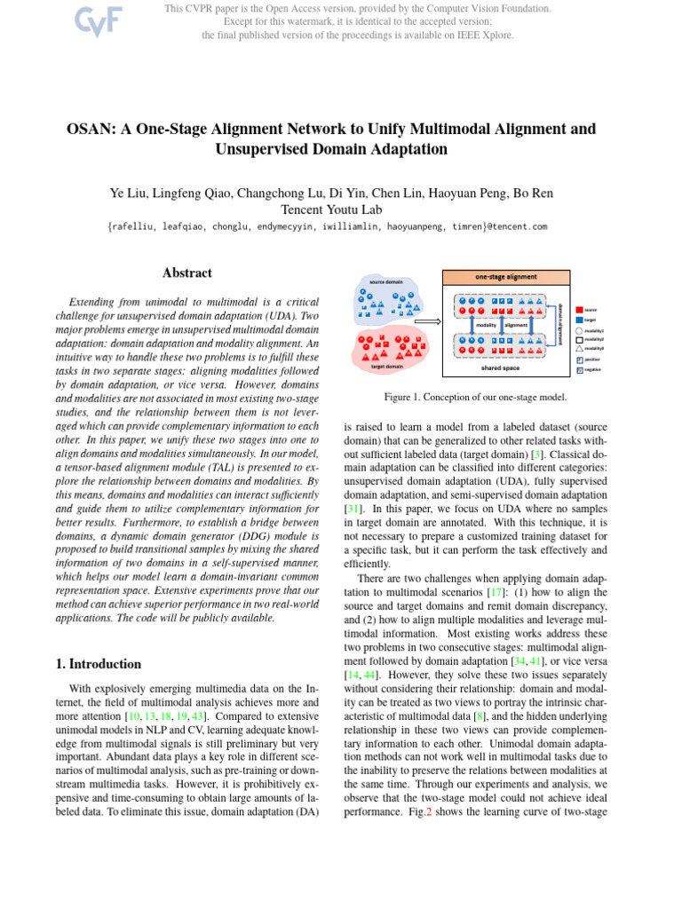 Liu OSAN A One-Stage Alignment Network To Unify Multimodal Alignment ... Liu OSAN A One-Stage Alignment Network To Unify Multimodal Alignment ...