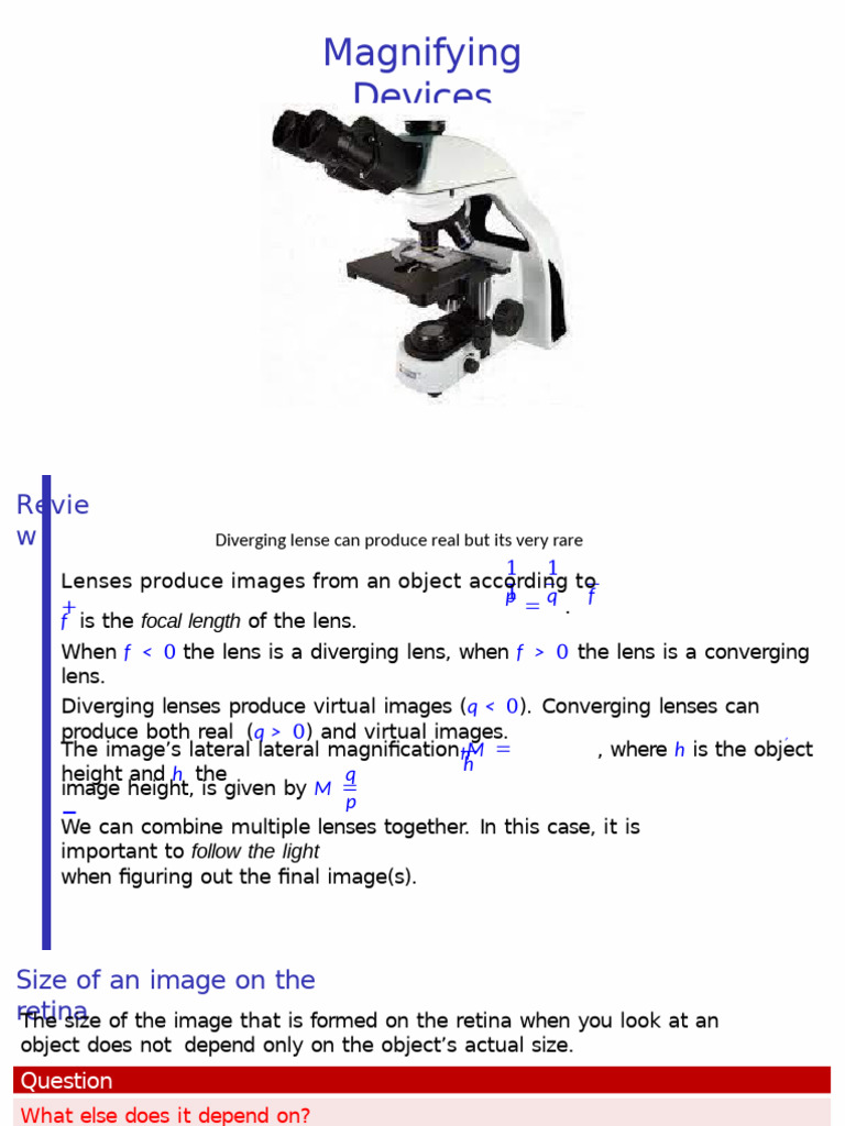 Compound Microscope Pdf