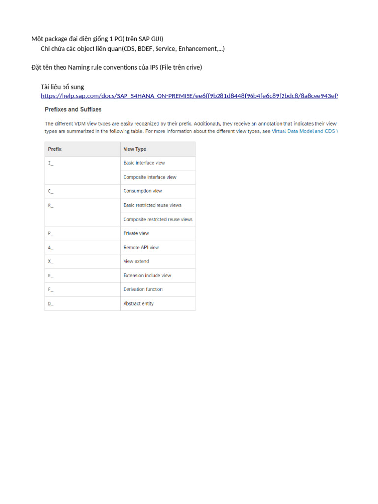 Naming Rule ABAP for Cloud | PDF