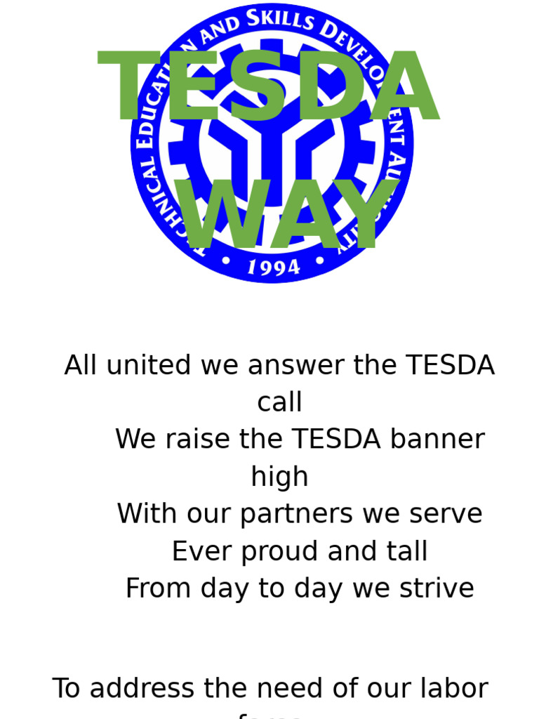 Tesda and Cvmsi Hymn | PDF