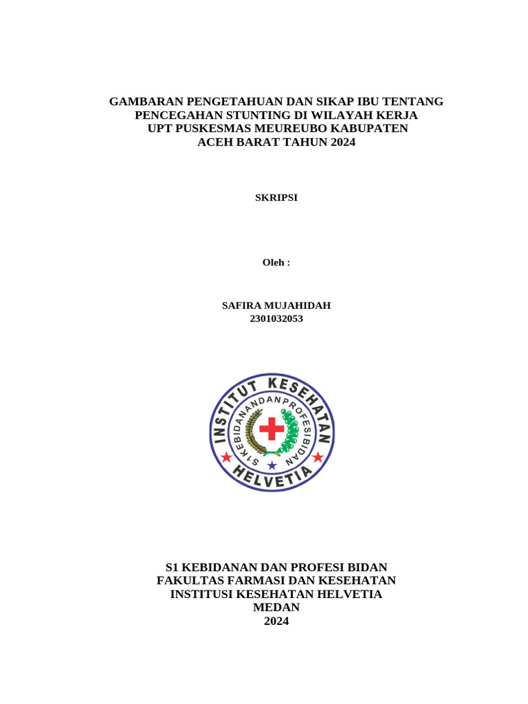 Skripsi Safira Mujahidah 1 | PDF