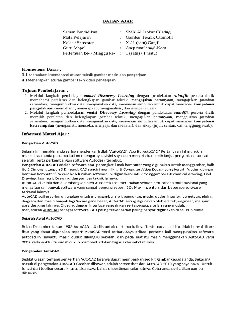Format Bahan Ajar 1 Pdf